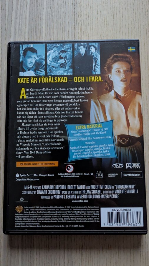 Undercurrent / Dolda känslor (1946) Katharine H.. | Köp på Tradera ...