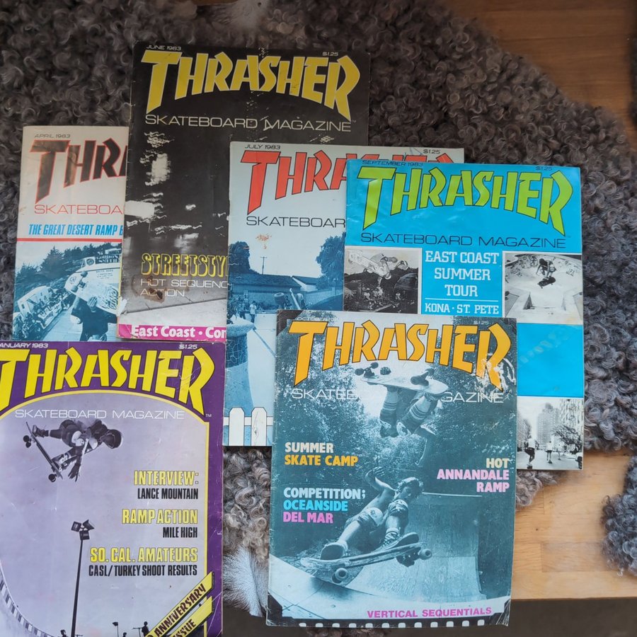 Thrasher Magazine, Diverse Årgångar 1983 | Köp på Tradera (700804123)