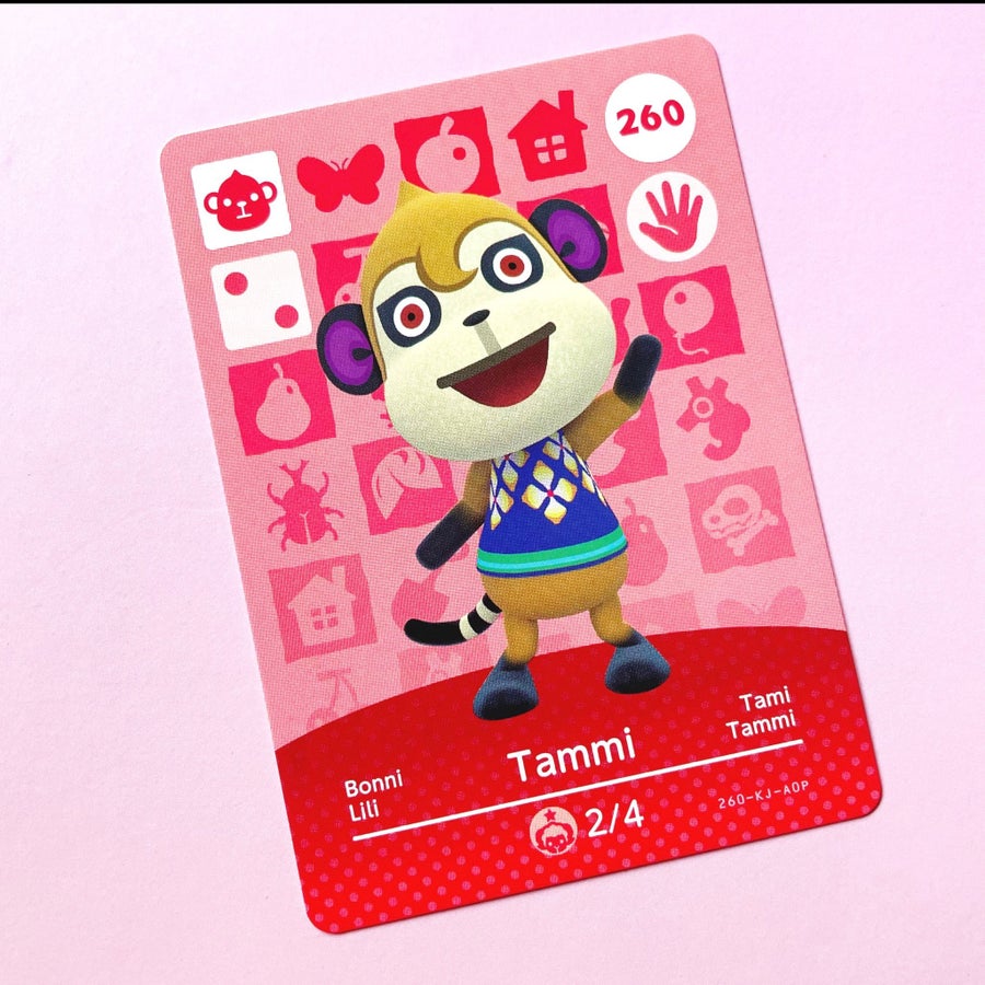 Animal Crossing Amiibo-kort - nr 260 TAMMI! | Köp på Tradera (736649059)