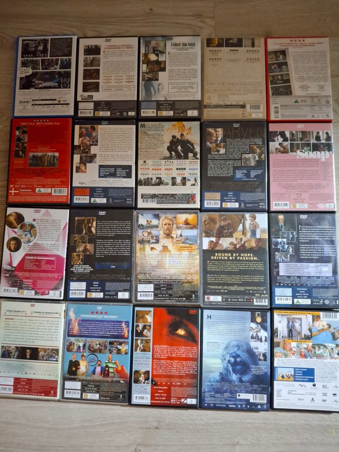 Samling av Danska och Norska Filmer på DVD | Köp på Tradera (696297369)