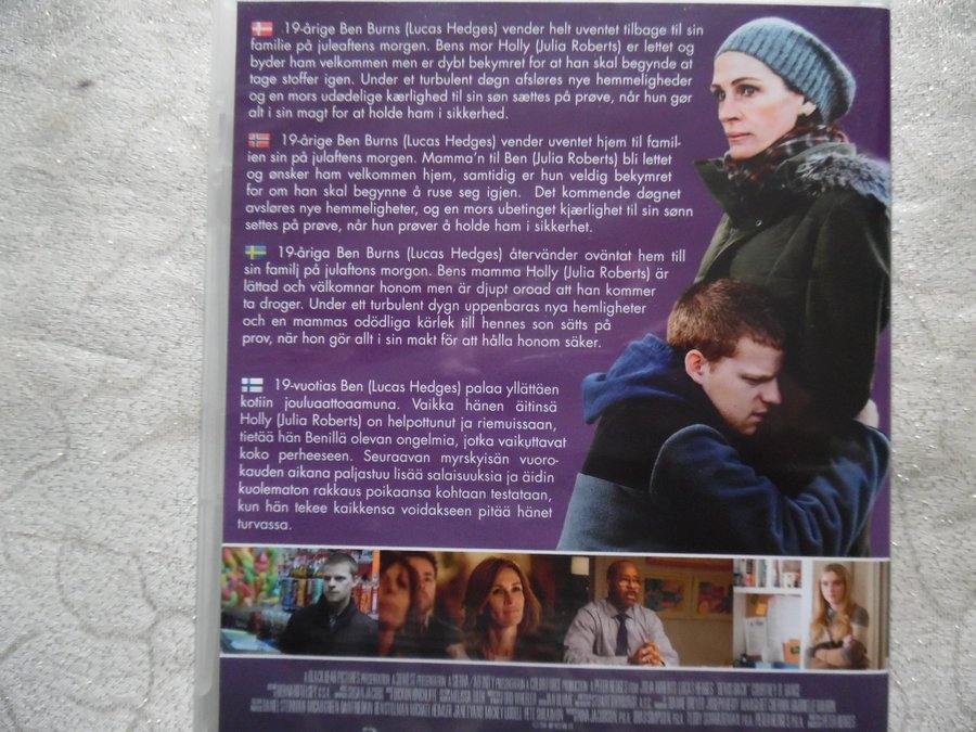 BEN IS BACK. JULIA ROBERTS, LUCAS HEDGES. DVD m.. | Köp på Tradera (706532977)