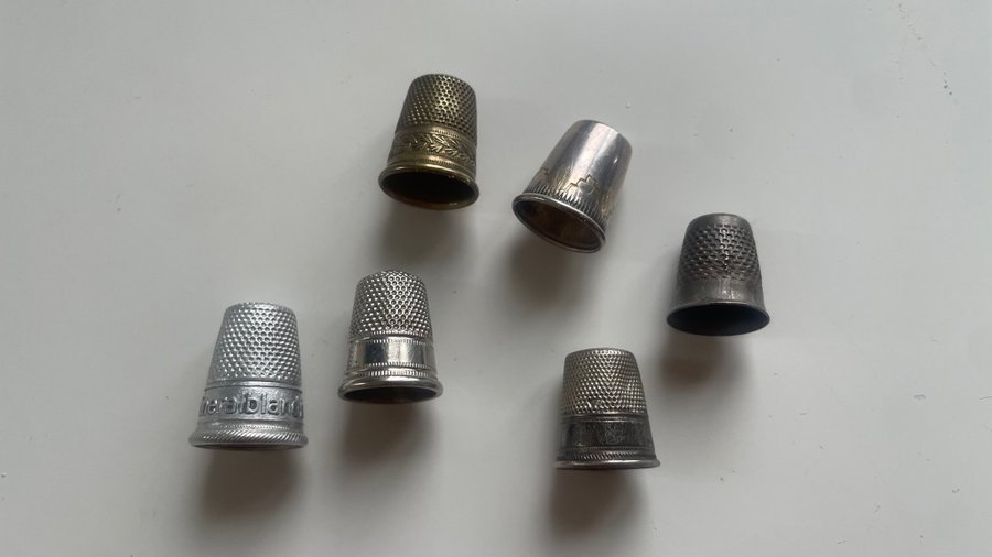 Se produkter som liknar Fingerborg 6 st vintage retro.. på Tradera ...