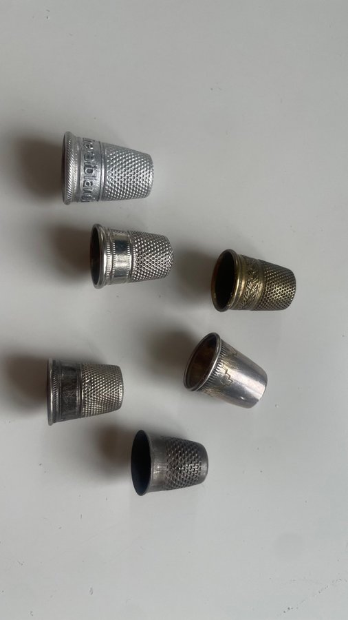 Se produkter som liknar Fingerborg 6 st vintage retro.. på Tradera ...