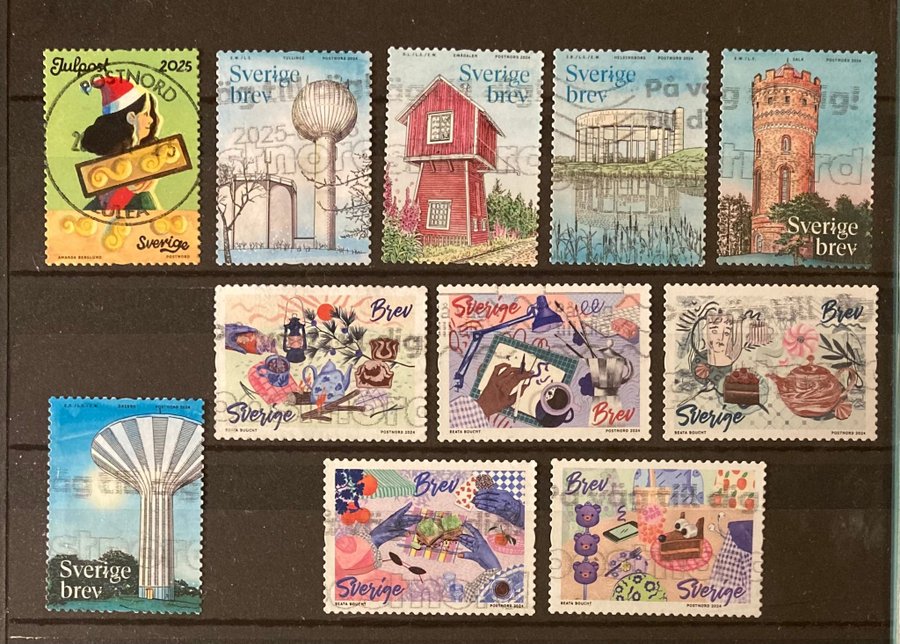 Sverige. *REA3* Vattentorn+ FIKA. Frankering st.. | Köp på Tradera (705551299)