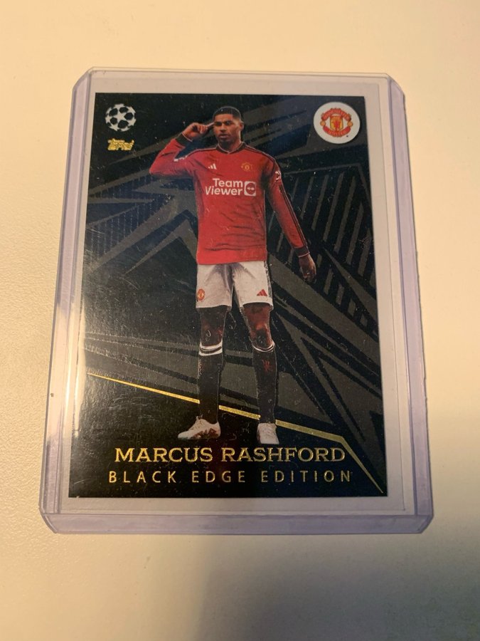 Wow! Rare Marcus Rashford - Black Edge Edition .. | Köp på Tradera ...