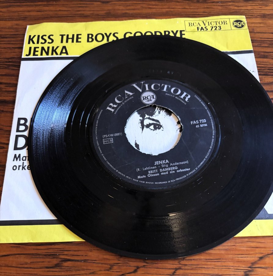 Britt Damberg - Kiss The Boys Goodbye / Jenka -.. | Köp på Tradera ...