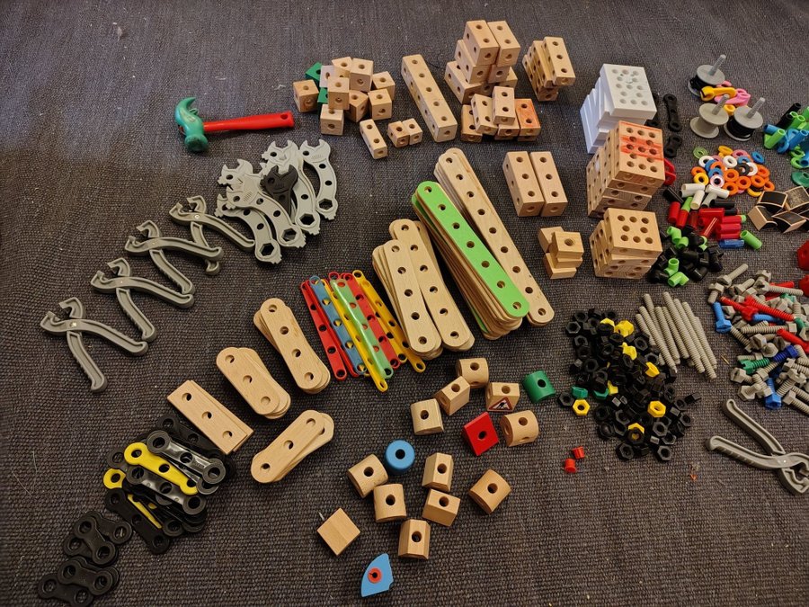 5.5kg STOR samling Brio Builder Mec Mekano Mecc.. | Köp på Tradera ...