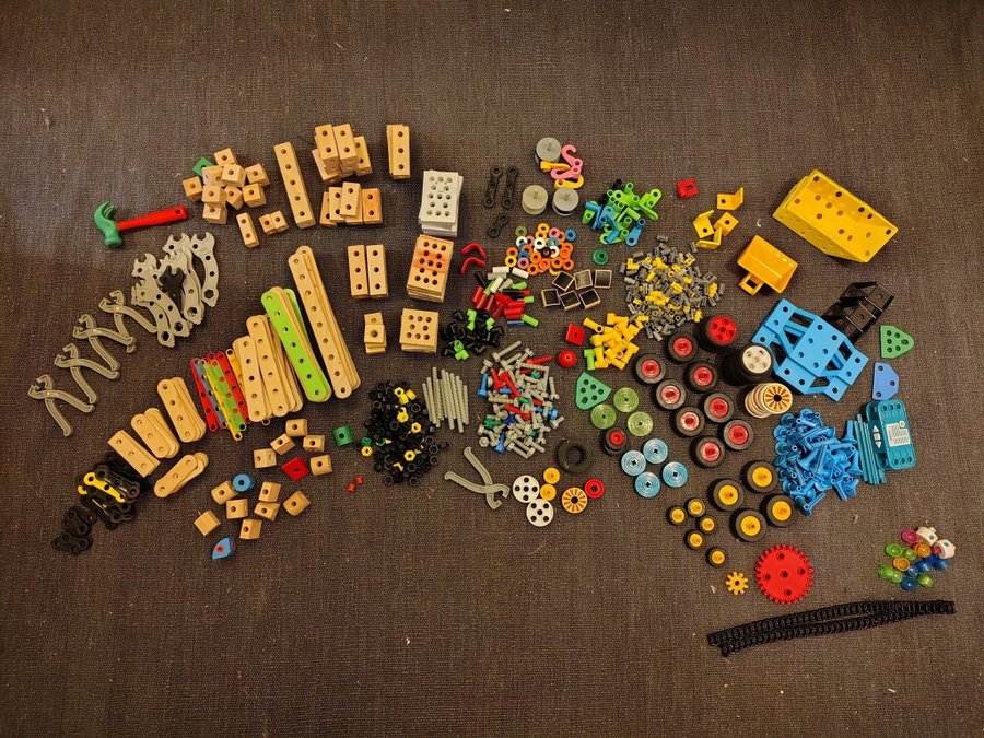 5.5kg STOR samling Brio Builder Mec Mekano Mecc.. | Köp på Tradera ...