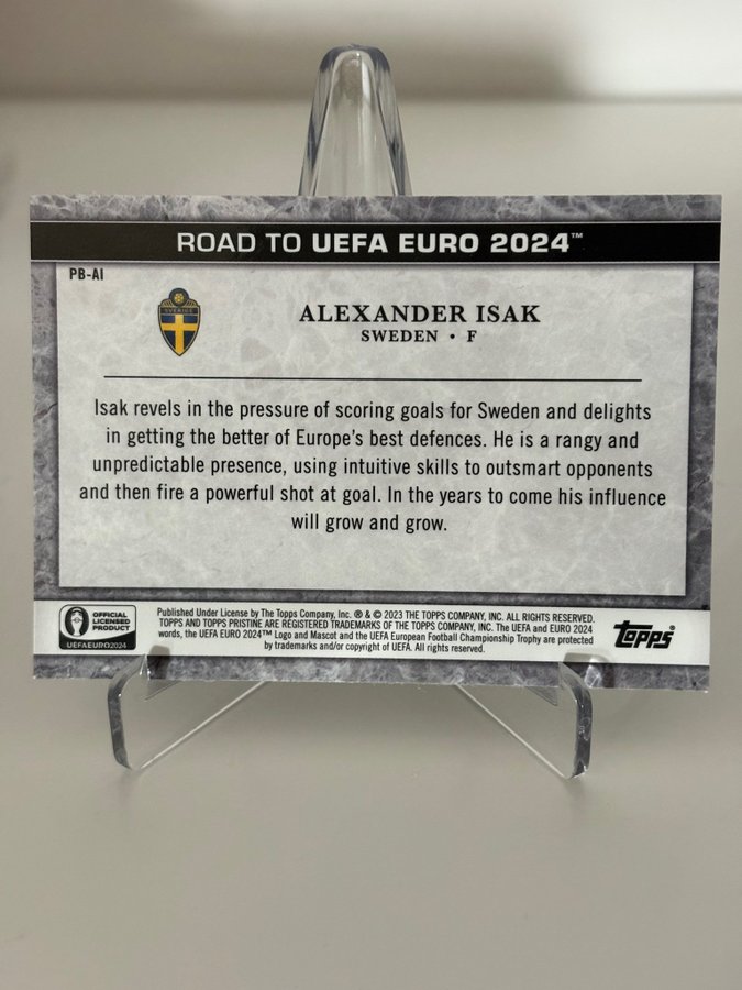 Alexander Isak - Pristine Borders - SP! - Road .. | Köp på Tradera ...