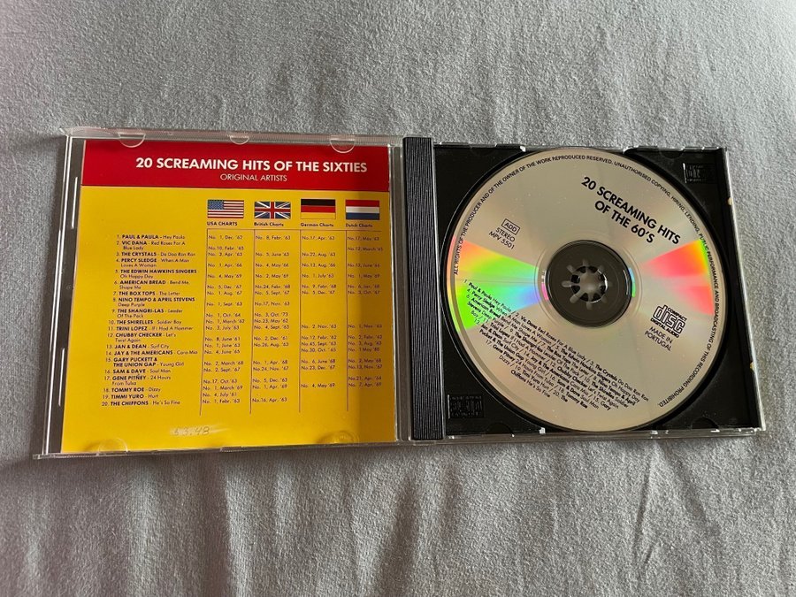 20 screaming hits of the sixties CD - The Cryst.. | Köp på Tradera ...