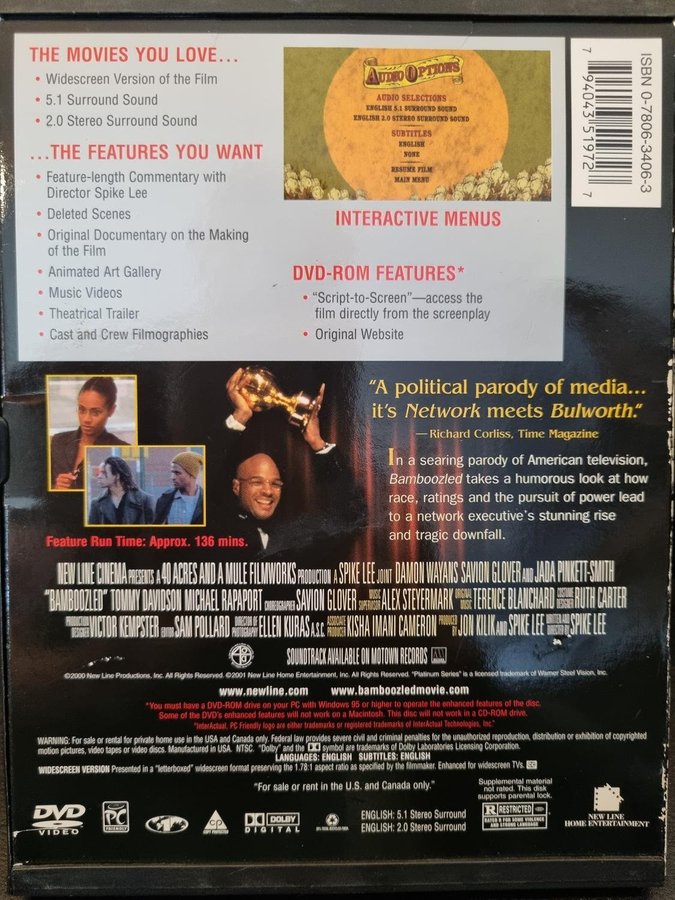 Bamboozled (2000) Spike Lee med Damon Wayans oc.. | Köp på Tradera ...