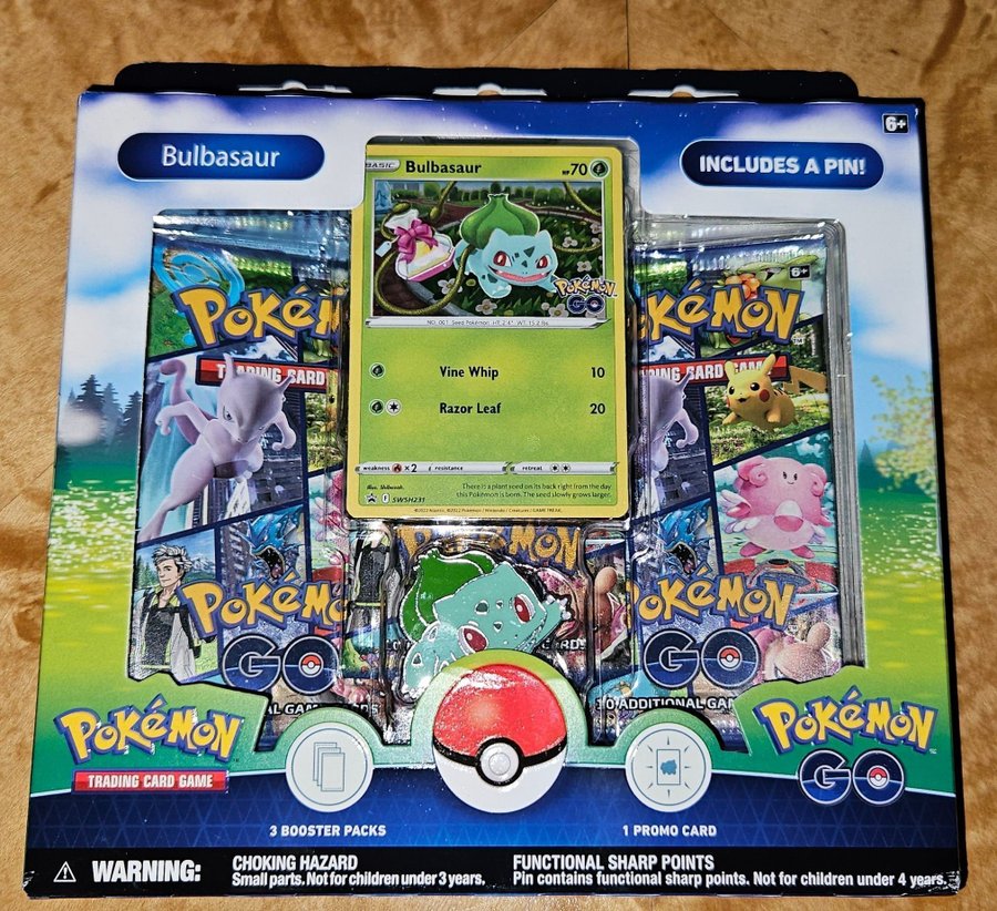 Pokémon TCG: Pokémon GO Pin Collection - Bulbas.. | Köp på Tradera ...