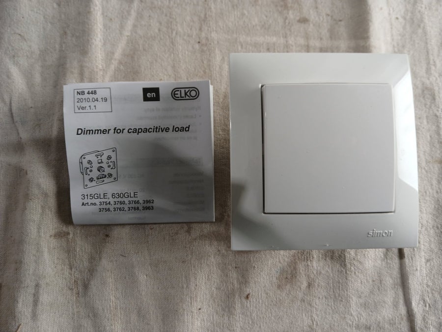 ELKO RS16 Dimmer 315 GLE Polarhvit – Ny i eske | Köp på Tradera (708472455)