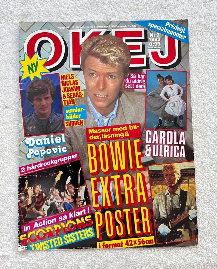 Omslag från Tidningen OKEJ #9-1983 Affisch Post.. | Köp på Tradera ...