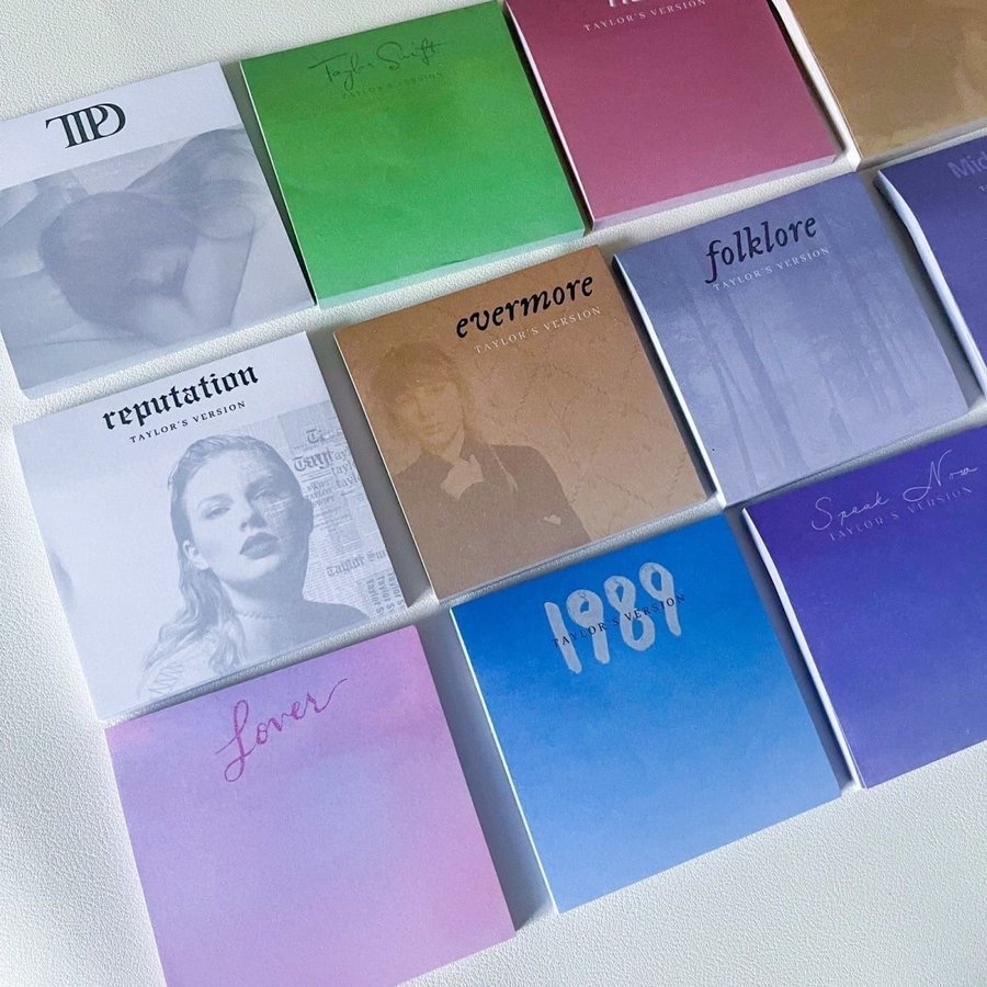 Se produkter som liknar Taylor Swift Album Sticky not.. på Tradera ...