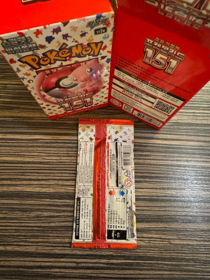 Pokémon Card 151 Booster Pack (1 Booster Pack K.. | Köp på Tradera ...