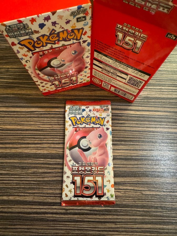 Pokémon Card 151 Booster Pack (1 Booster Pack K.. | Köp på Tradera ...