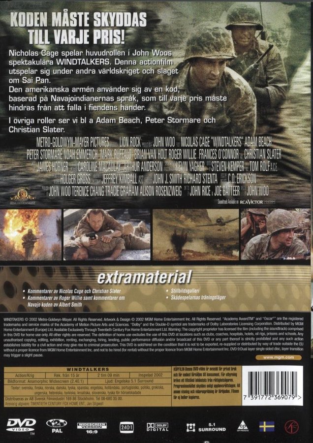 Windtalkers Dvd Cover