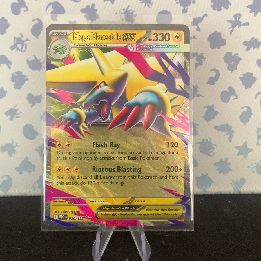 Mega Manectric EX - Pokémonkort | Köp på Tradera (711830105)