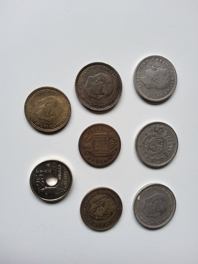 Spanish Currency Collection | Köp på Tradera (713074260)