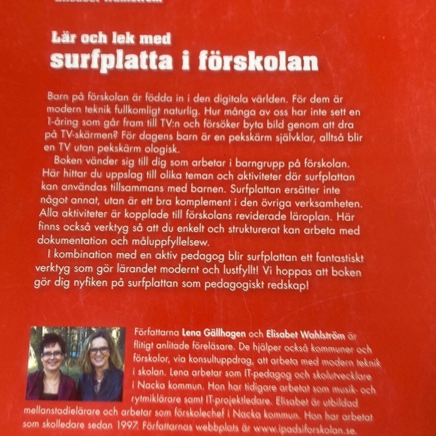 Lär och lek med surfplatta i förskolan av Lena .. | Köp på Tradera ...