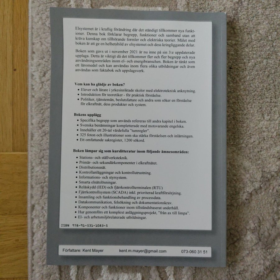 Elkraftnät: Uppbyggnad, funktion, hjälp- och kr.. | Köp på Tradera ...