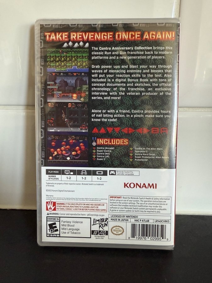 Contra Anniversary Collection - Nintendo Switch.. | Köp på Tradera ...