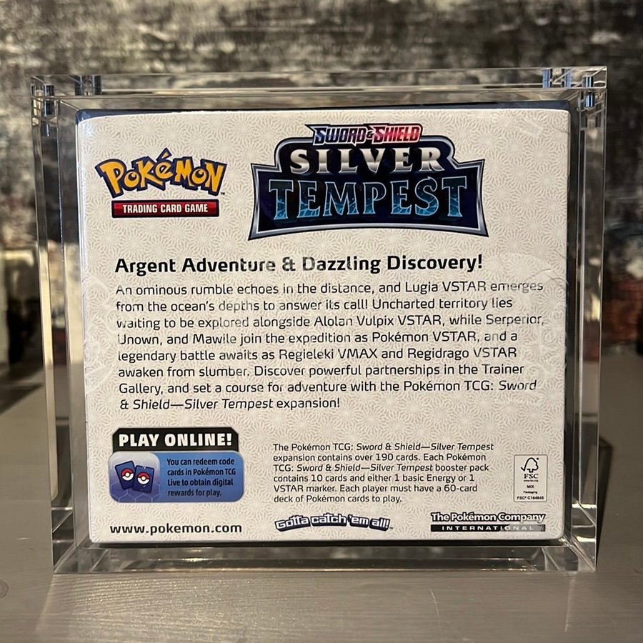 Pokémon Silver Tempest Booster Box | Köp på Tradera (711827466)