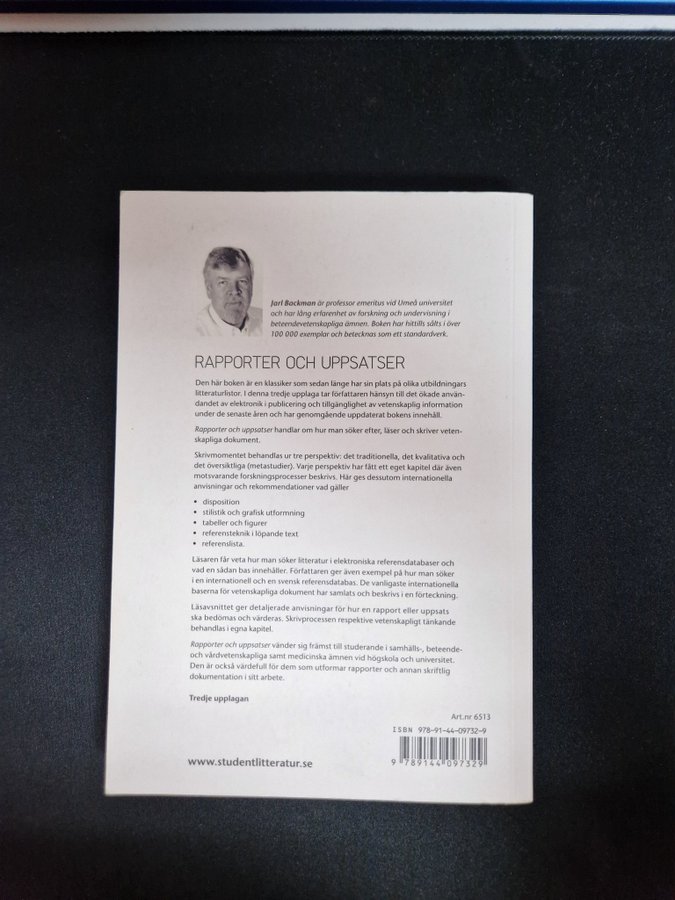 Rapporter och uppsatser av Jarl Backman, 2016 | Köp på Tradera (699365976)