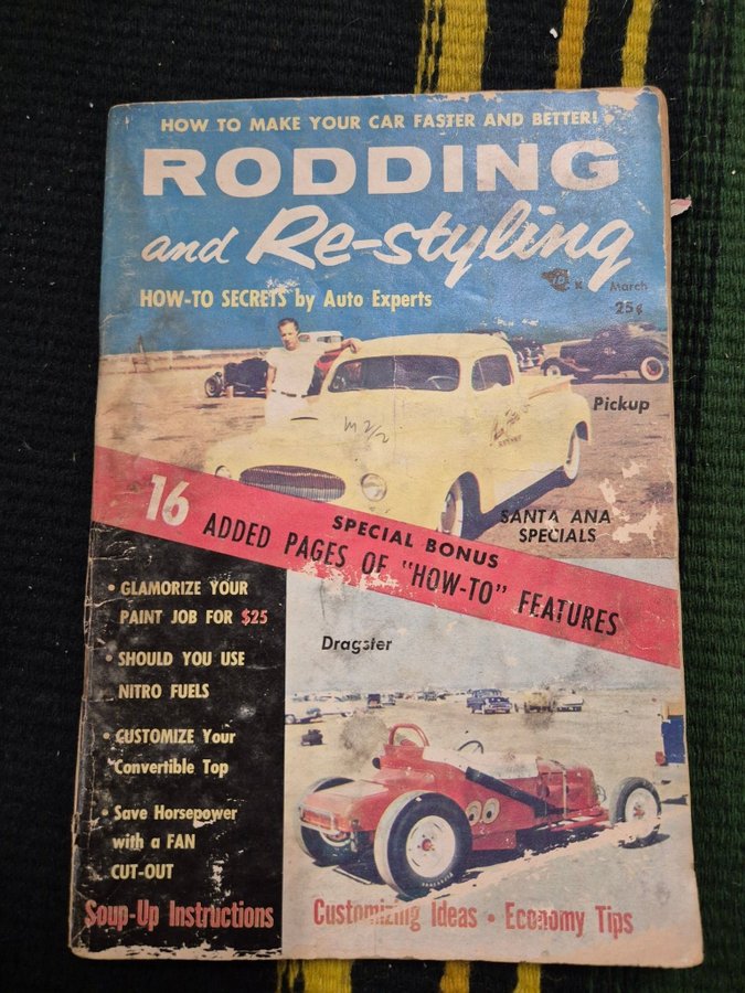 Rodding and Re-styling, Mars 1956 | Köp på Tradera (708646636)