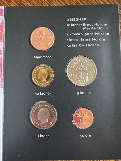 COINS OF SWEDEN 2004, OANVÄNDA, HELT NYA, PERFE.. | Köp på Tradera ...
