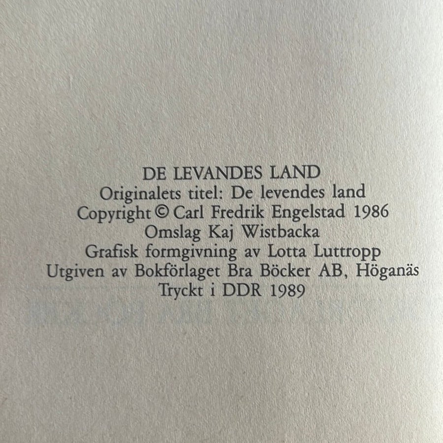 Se produkter som liknar De levandes land Carl Fredrik.. på Tradera ...