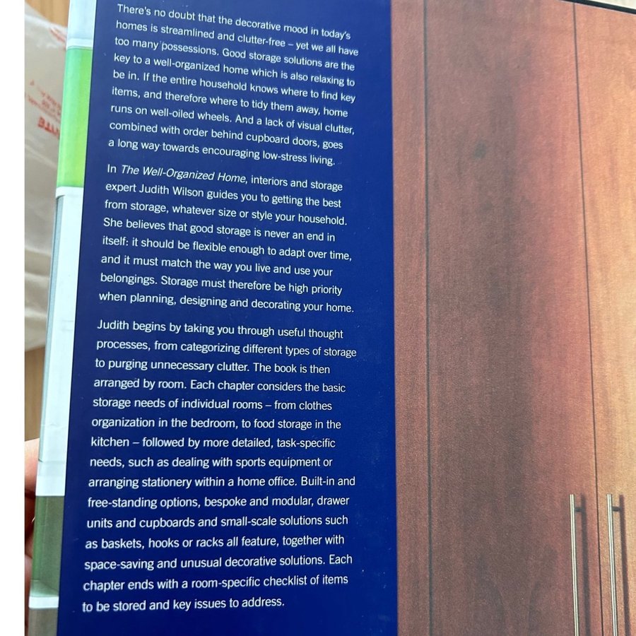 The Well-Organized Home av Judith Wilson | Köp på Tradera (709425654)