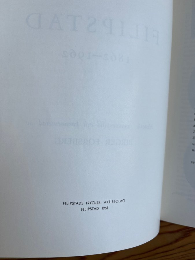 Filipstad 1862-1962 - Den kommunala självstyrel.. | Köp på Tradera ...