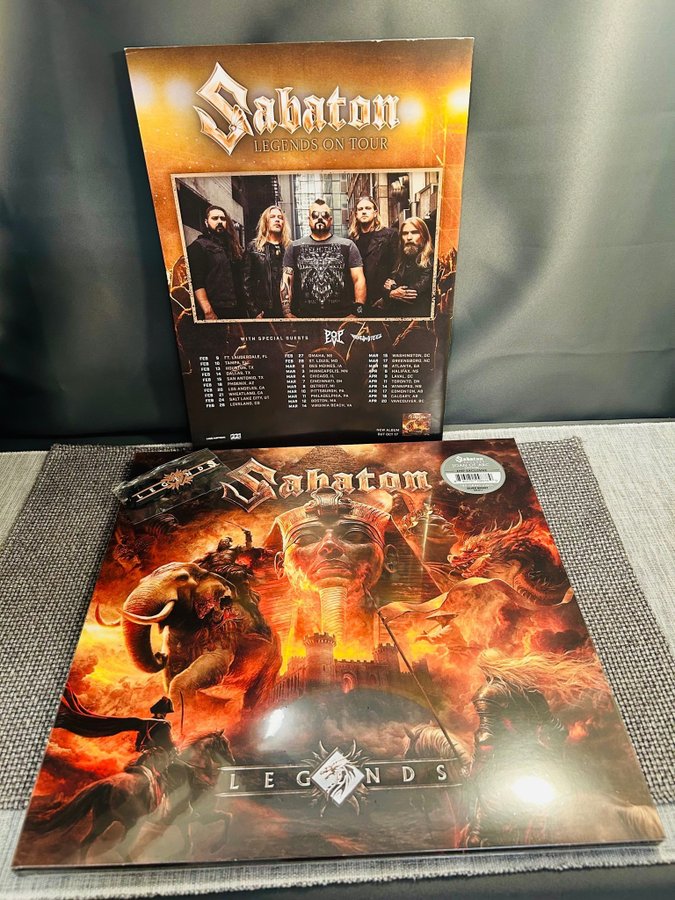SABATON - Joan Of Arc Edition- Silver Nugget Vi.. | Köp på Tradera ...