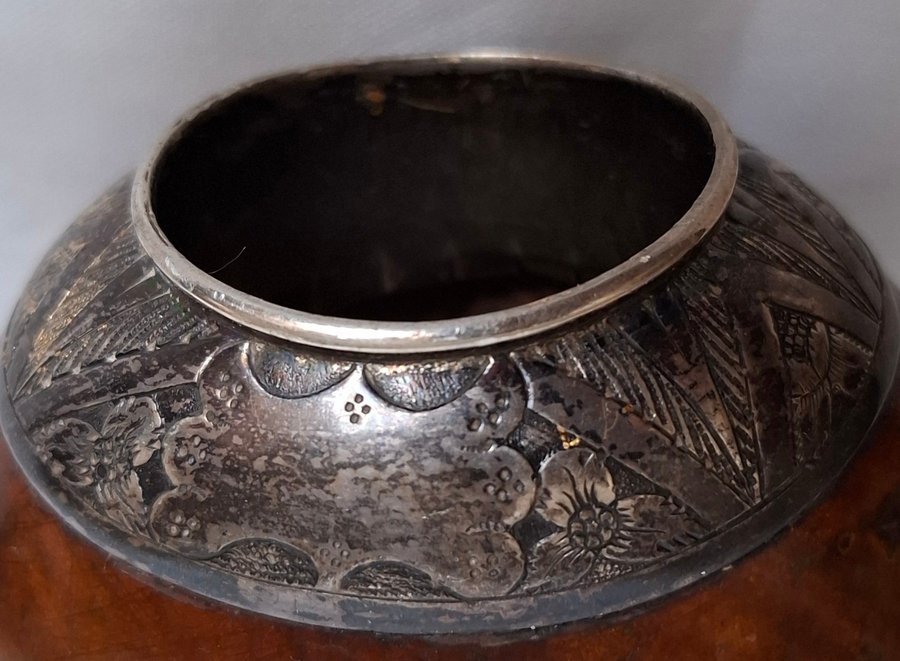 Antikt ostämplat silver. "Mate"-"Calabash" med .. | Köp på Tradera ...