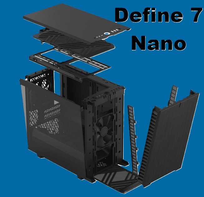 Fractal Design Define 7 Nano Chassi med PSU Cor.. | Köp på Tradera ...