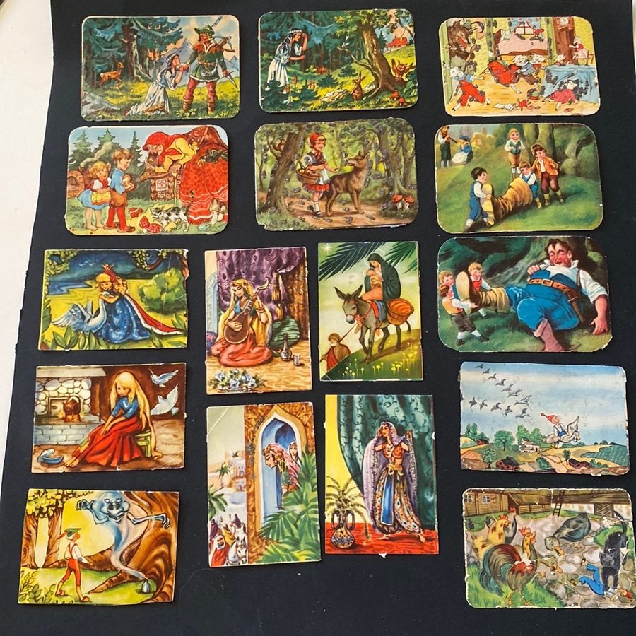 Gamla Bokmärken bla eo fyrkanter Sagor 50- tals | Köp på Tradera (708689102)