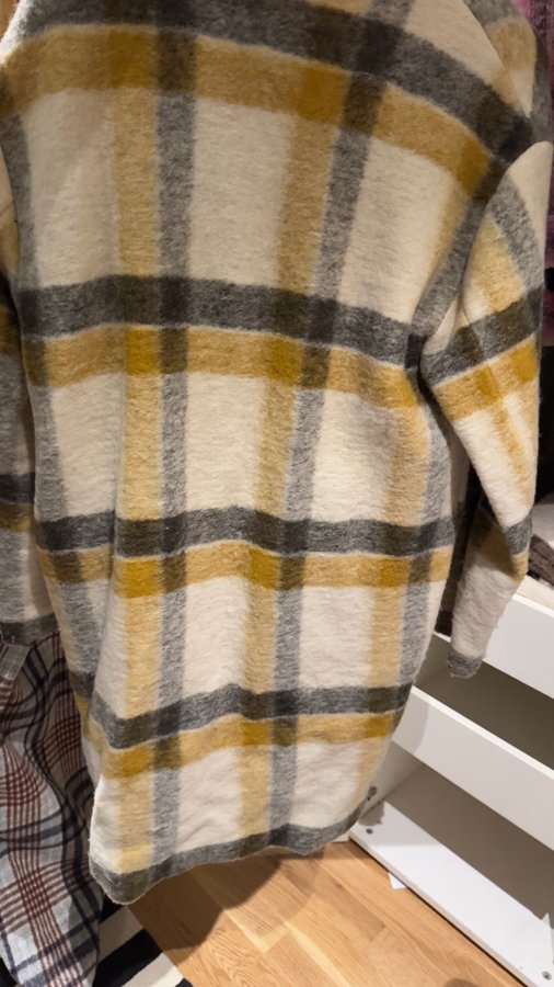 Mango Suit flerfärgade kappa, storlek S | Köp på Tradera (701908637)