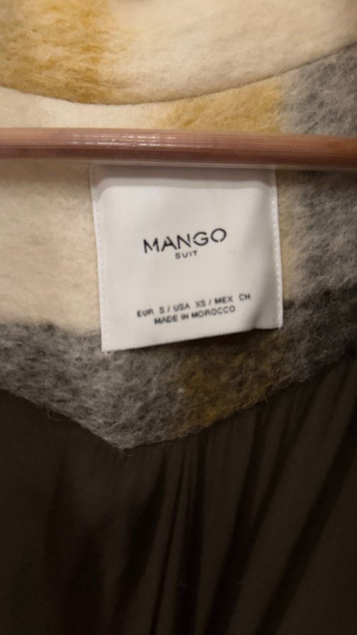 Mango Suit flerfärgade kappa, storlek S | Köp på Tradera (701908637)