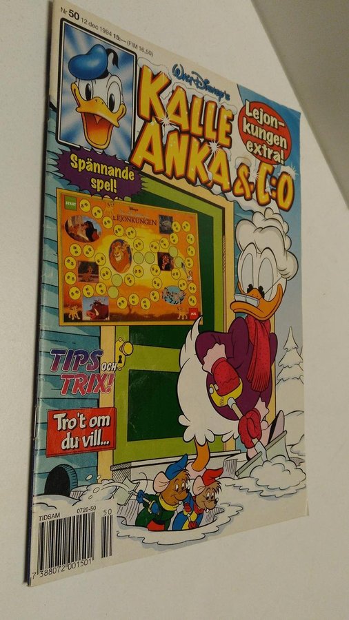 Kalle Anka 1994 nr 50 + Lejonk.. | Köp från Vinylcomics på Tradera (437622999)