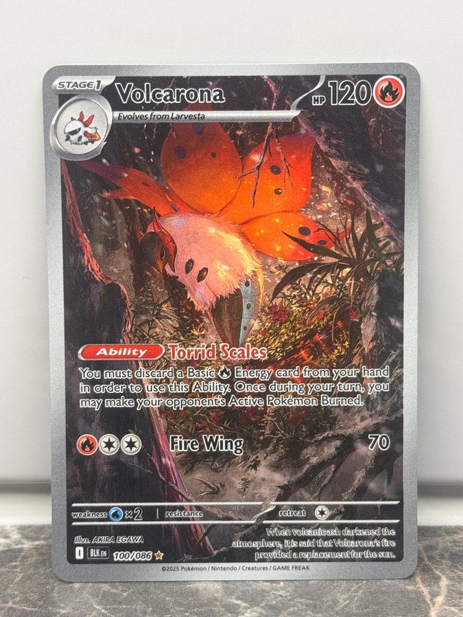 Volcarona illustration rare 100/086 | Köp på Tradera (708525597)