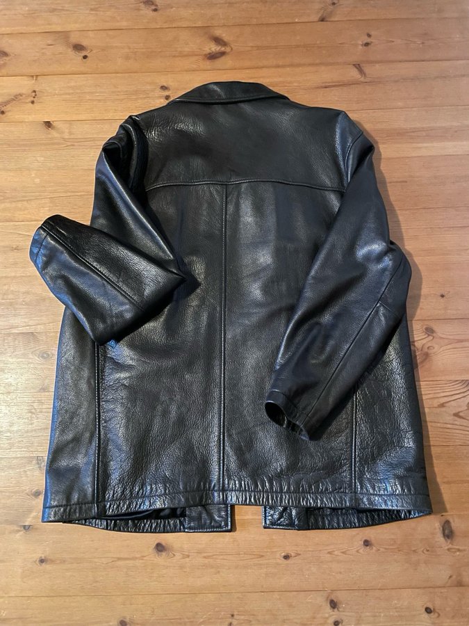 Firetrap Lång Läderjacka / Läder Coat | Köp på Tradera (708192187)