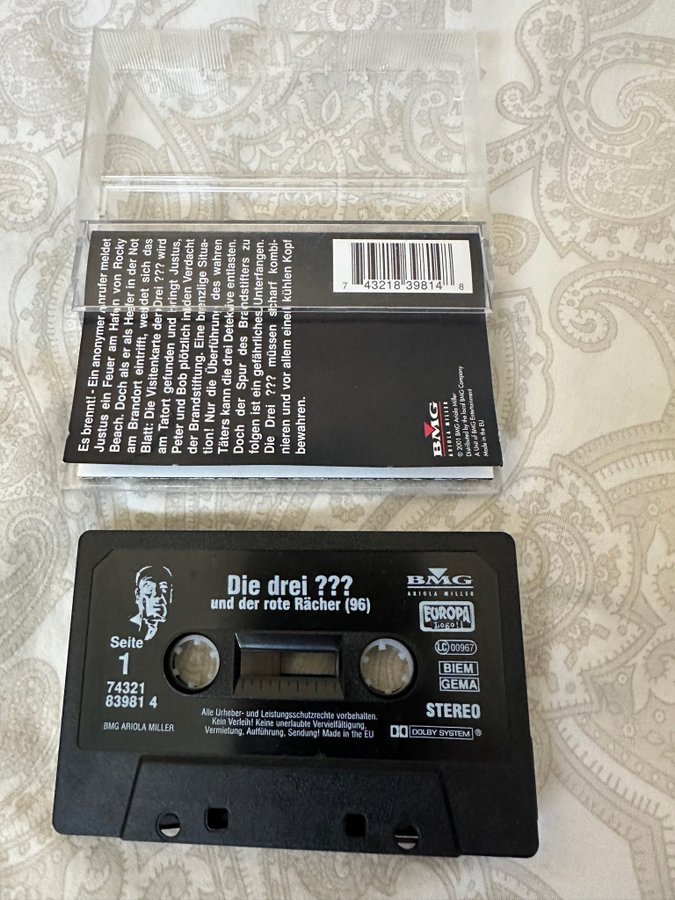 Die drei ??? und der rote Rächer Kassettband Hö.. | Köp på Tradera ...