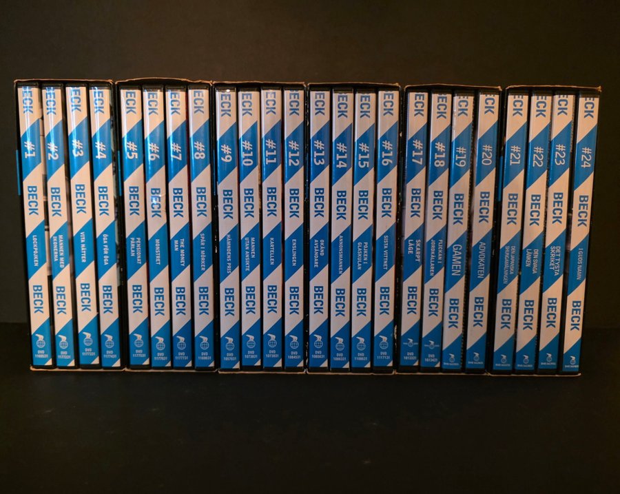 Beck - DVD box-samling 1-24. Peter Haber, Mikae.. | Köp på Tradera (713683717)