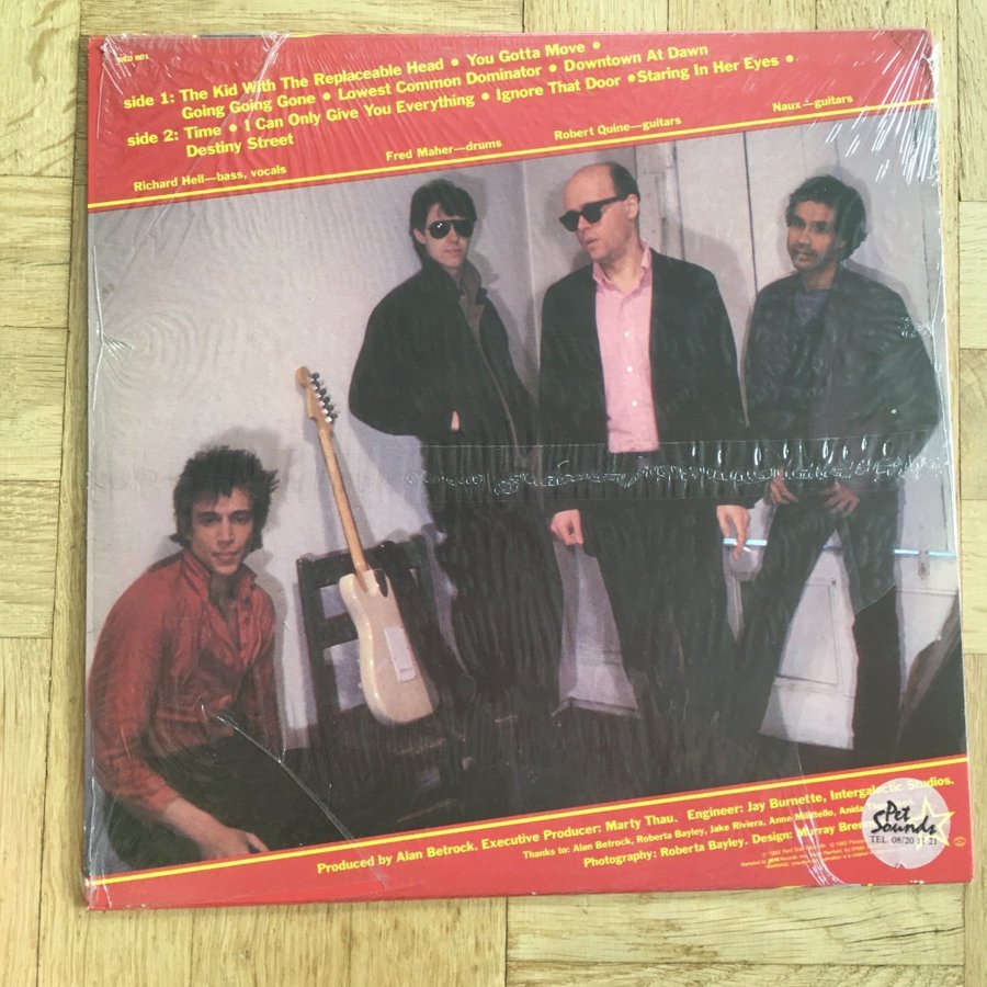 Richard Hell And The Voidoids - Destiny Street .. | Köp på Tradera ...