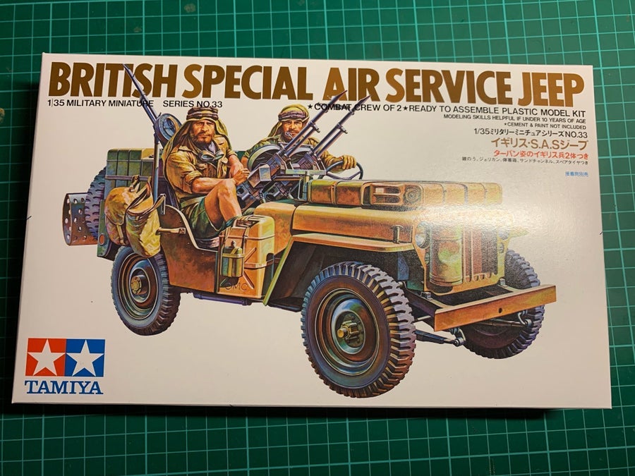 Tamiya British Special Air Service Jeep 1:35 Mi.. | Köp på Tradera ...