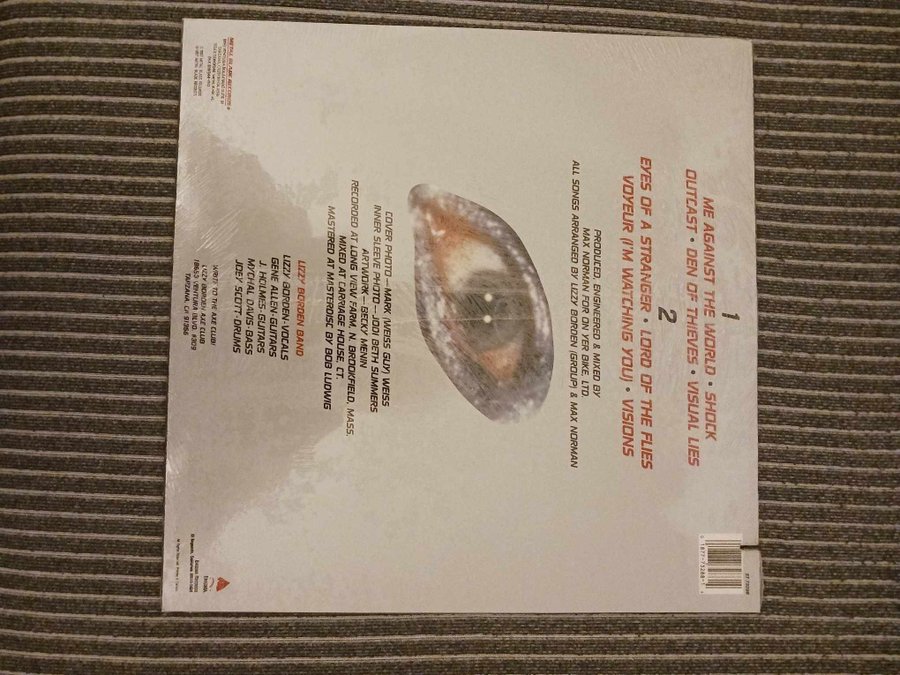 LP LIZZY BORDEN VISUAL LIES 1987 Canada ENIGMA .. | Köp på Tradera ...