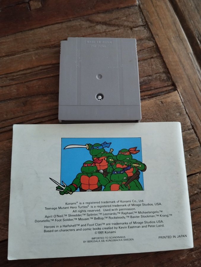 Teenage Mutant Hero Turtles: Fall of the Foot C.. | Köp på Tradera ...