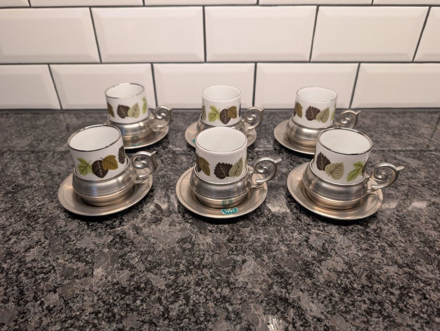 6 st espresso / mockakoppar - Bavaria, Dahlmann | Köp på Tradera ...